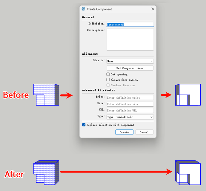 Quick Make Component | SketchUcation